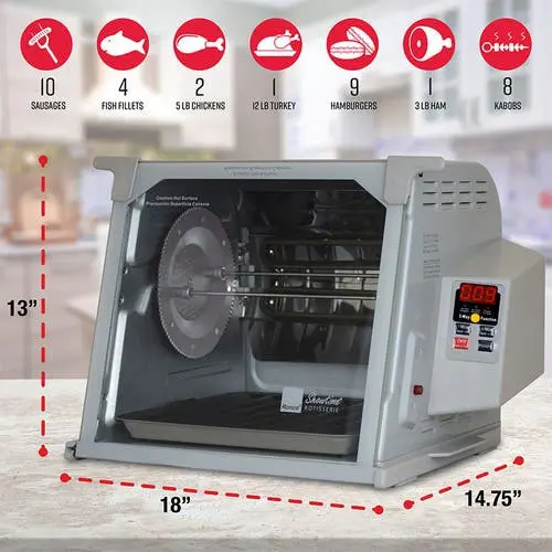 RONCO Digital Rotisserie Oven