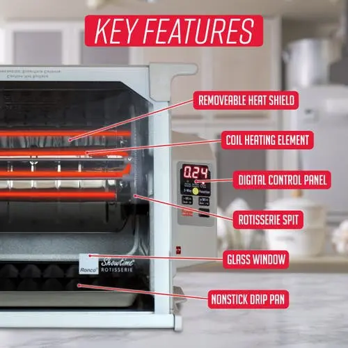 RONCO Digital Rotisserie Oven
