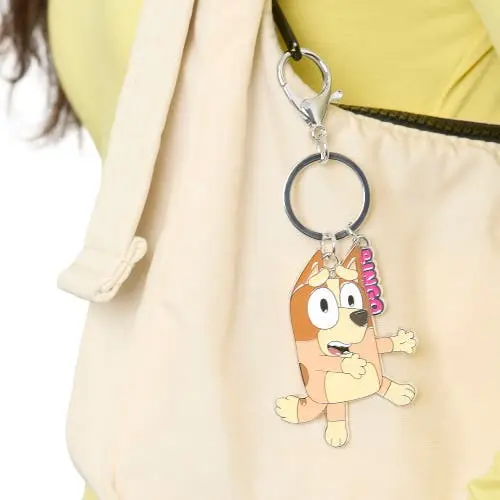 BLUEY Enamel Charm Keychain Set