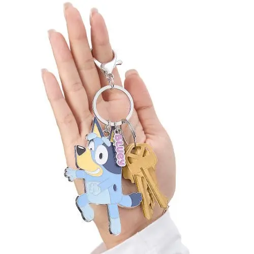 BLUEY Enamel Charm Keychain Set