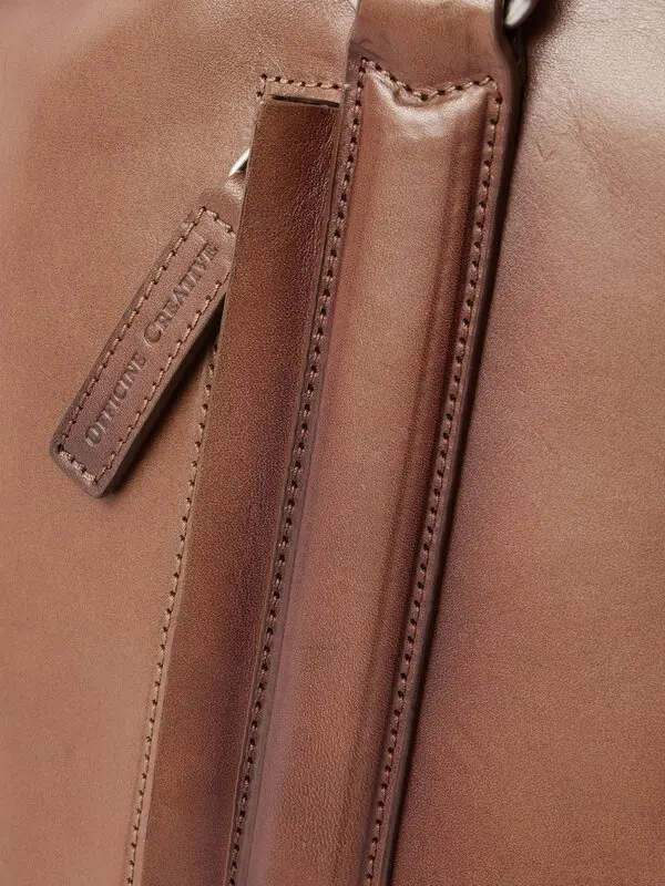 Officine Creative Leather Briefcase