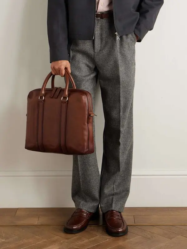 Officine Creative Leather Briefcase