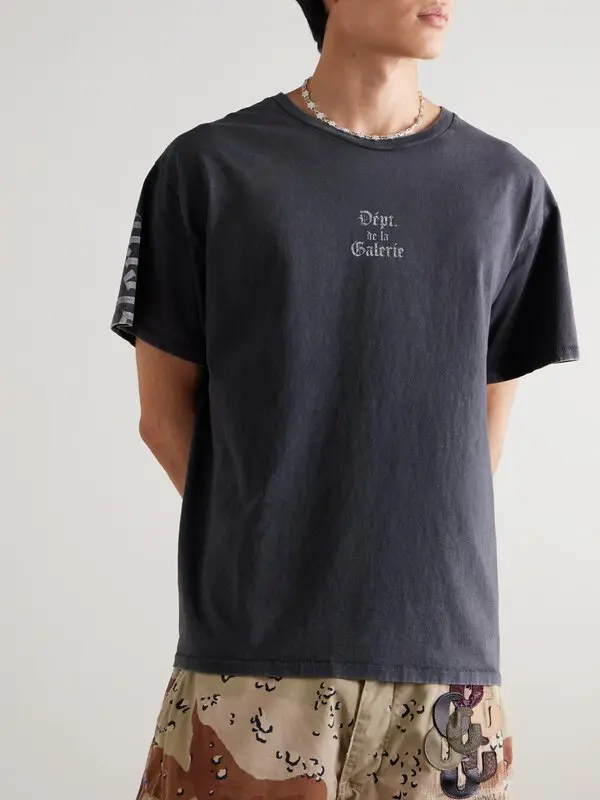 GALLERY DEPT. Logo-print Cotton-jersey T-shirt