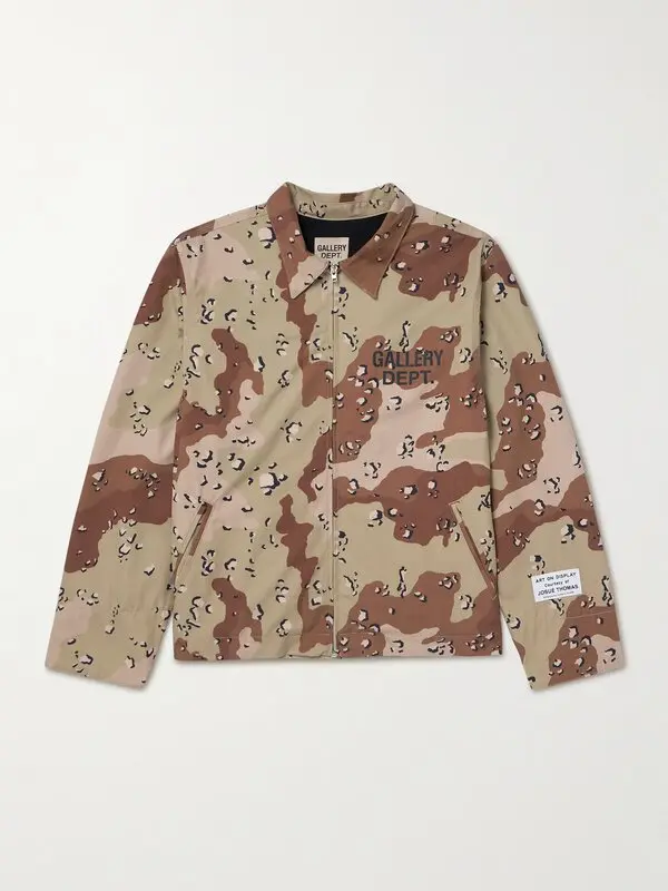GALLERY DEPT. Montecito Camouflage Logo-print Cotton-ripstop Jacket