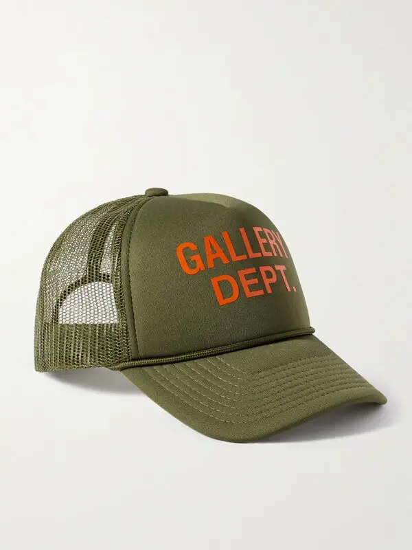 GALLERY DEPT. Logo-print Trucker Cap - Green