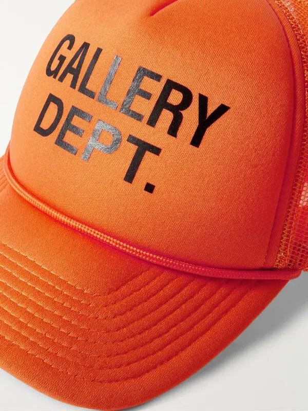 GALLERY DEPT. Logo-print Trucker Cap - Orange