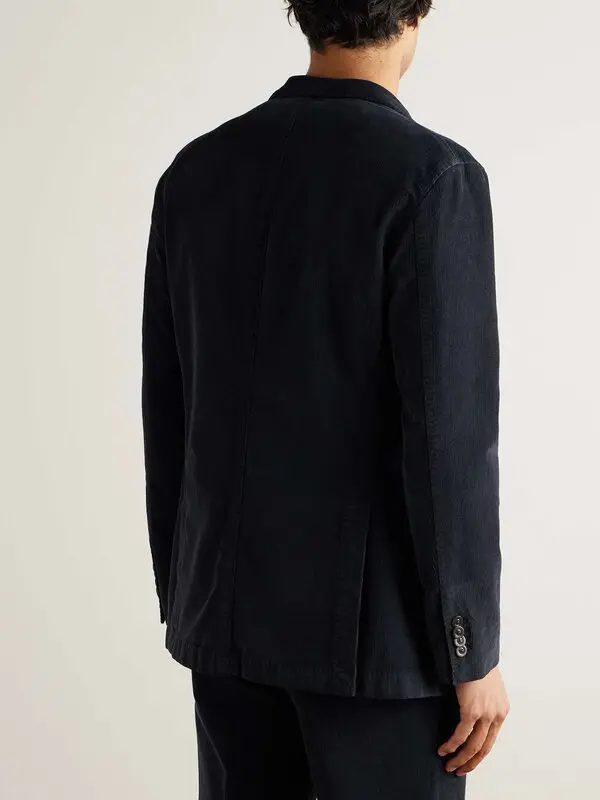 Boglioli Stretch-cotton And Modal-blend Corduroy Suit Jacket