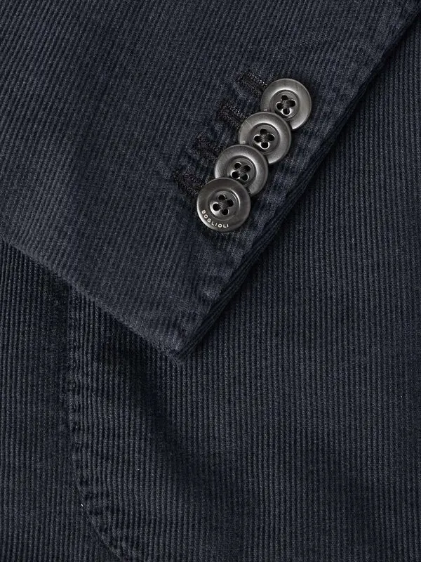 Boglioli Stretch-cotton And Modal-blend Corduroy Suit Jacket