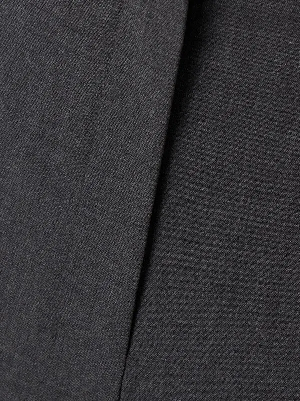 Theory Wool-blend Straight-leg Trousers - Gray