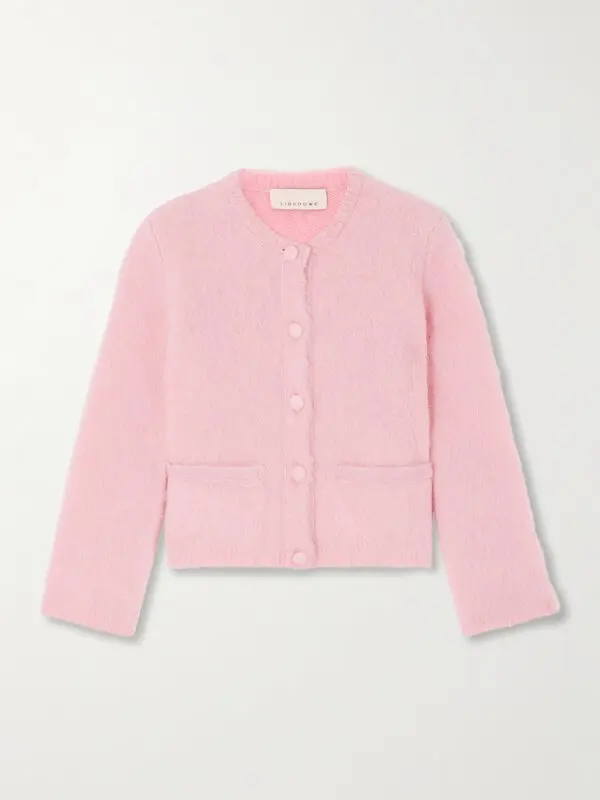 LIBEROWE Amelie Cropped Alpaca-blend Cardigan