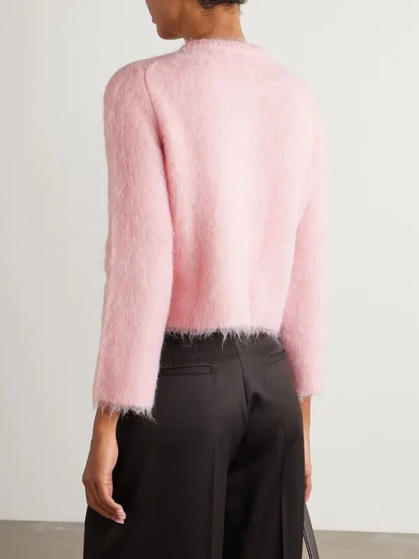 LIBEROWE Amelie Cropped Alpaca-blend Cardigan