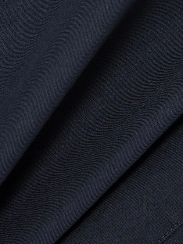 LEMAIRE Organic Cotton-twill Wide-leg Trousers - Blue
