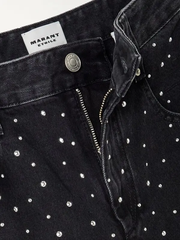 Isabel Marant Brinsa Studded High-rise Jeans