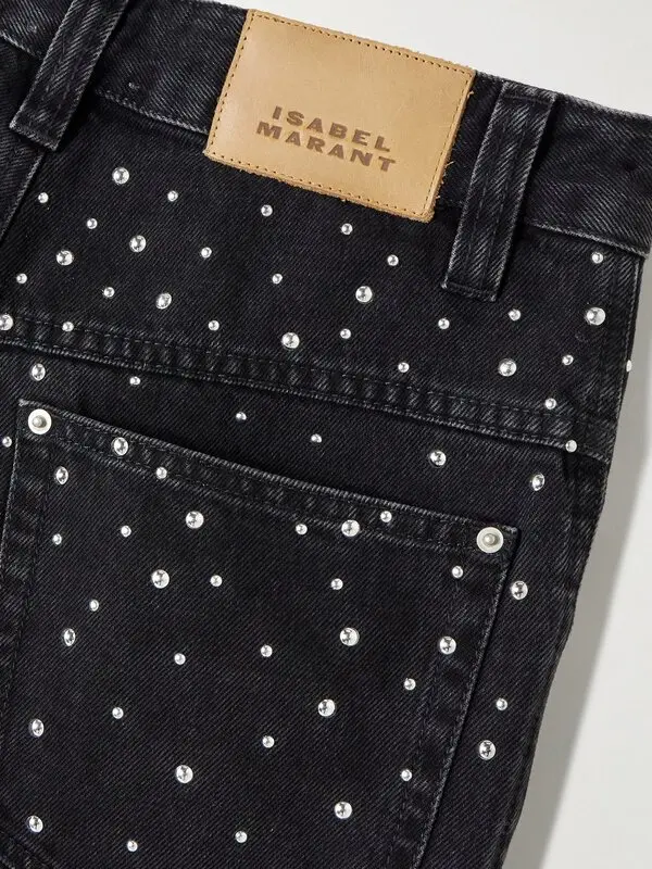 Isabel Marant Brinsa Studded High-rise Jeans