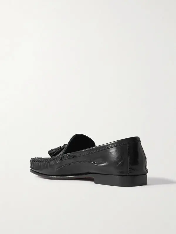 JAMIE HALLER Tasselo Tasseled Leather Loafers