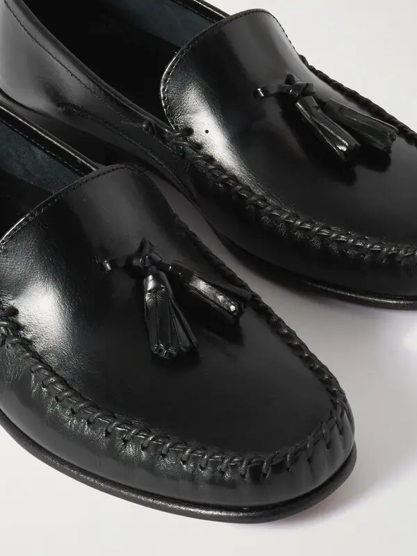 JAMIE HALLER Tasselo Tasseled Leather Loafers