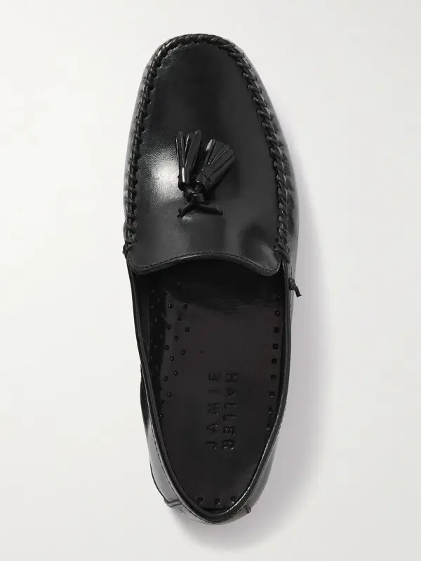 JAMIE HALLER Tasselo Tasseled Leather Loafers