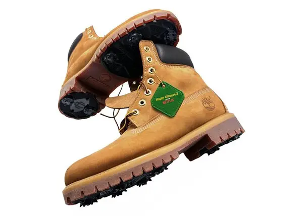 Timberland 6" Premium Boot Subway X Happy Gilmore Golf Spikes - Wheat