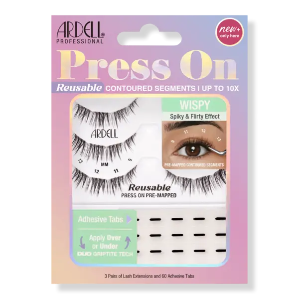 ARDELL Reusable Press On Wispies - One-color