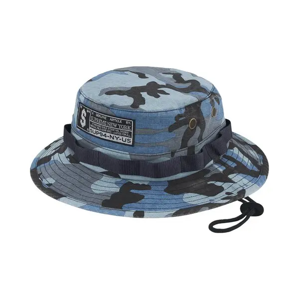Supreme Camo Boonie Hat - Blue