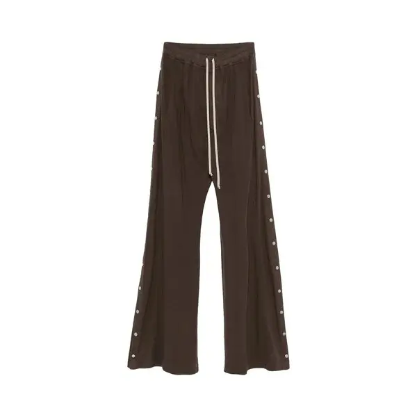 Rick Owens Brushed Jersey Pusher Pants - Brown