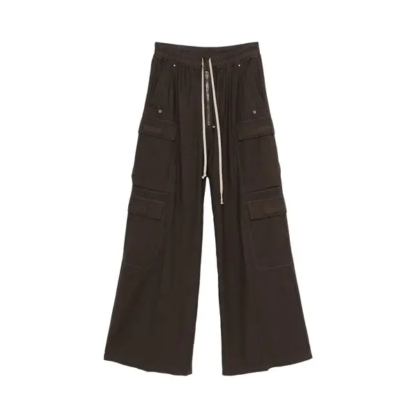 Rick Owens Twill Double Cargo Jumbo Belas - Brown