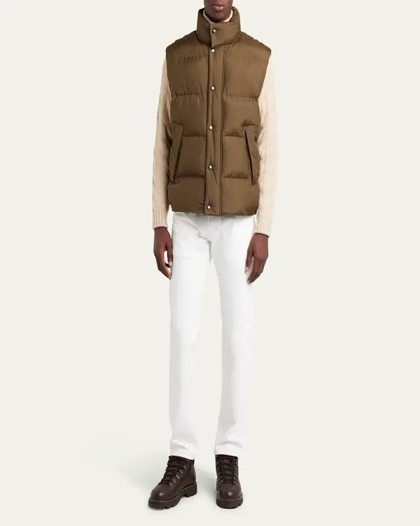 Loro Piana Beinn Walk Leather Ankle Boots - Chocolate