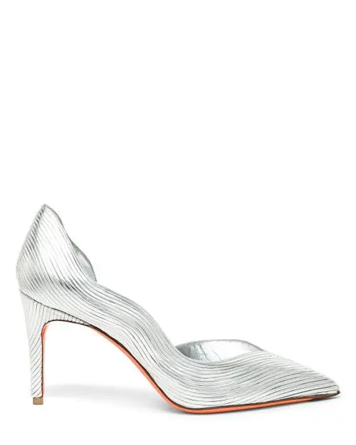 Santoni Leather High-heel Pump
