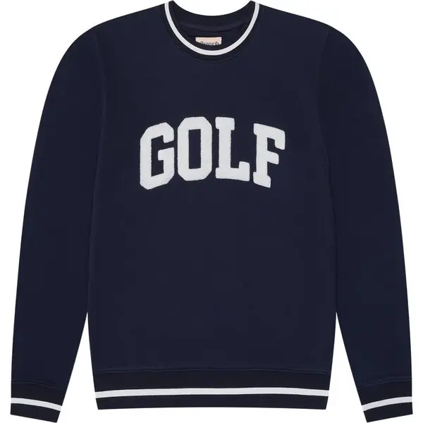 ELLSWORTH + IVEY Elle Collegiate Golf Sweatshirt - Navy