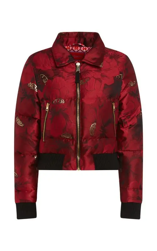 La DoubleJ La Comasca Mini Bomber - Jacquard Ruby Red