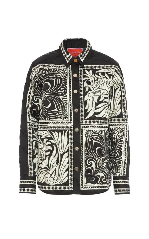 La DoubleJ Iris Printed Shirt Jacket