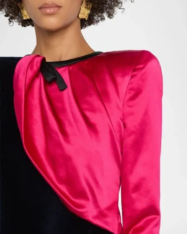 Valentino Garavani Velvet And Satin Gown