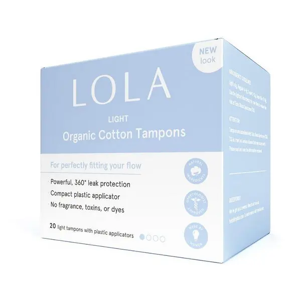 Lola Light Organic Cotton Tampons - One-color