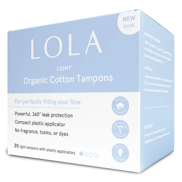 Lola Light Organic Cotton Tampons - One-color