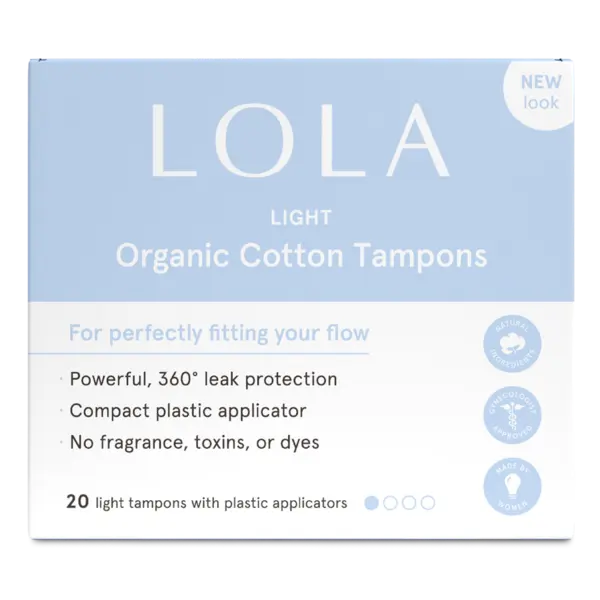 Lola Light Organic Cotton Tampons - One-color