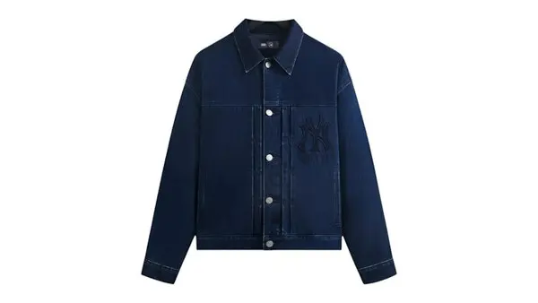 Kith X New York Yankees Jay Denim Jacket - Mid Indigo