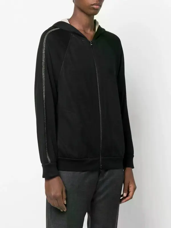Brunello Cucinelli Bead-detail Hooded Jacket