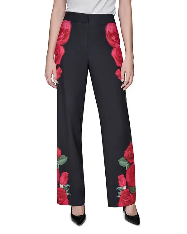 Karl Lagerfeld Paris Printed Pants