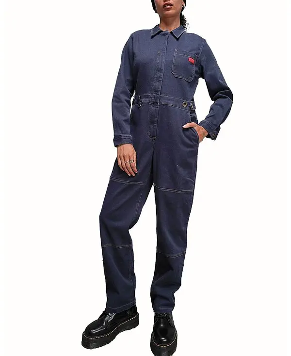 WILDFANG The Essential Denim Coverall - Navy