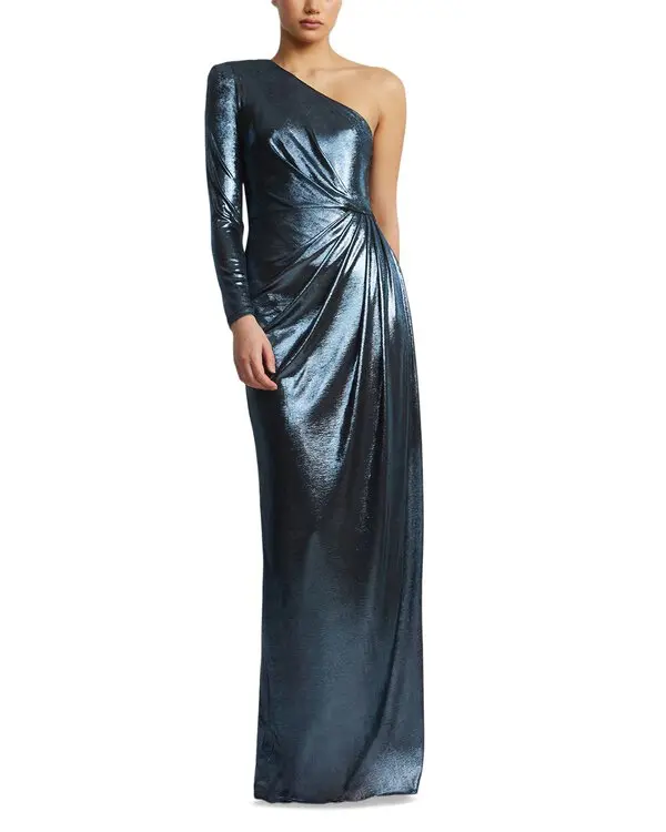 Bcbgmaxazria Strong Shoulder Gown