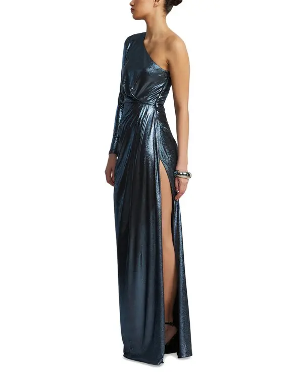 Bcbgmaxazria Strong Shoulder Gown