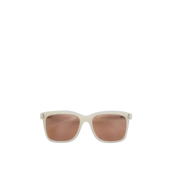 Moncler Valaire Rectangular Sunglasses - White