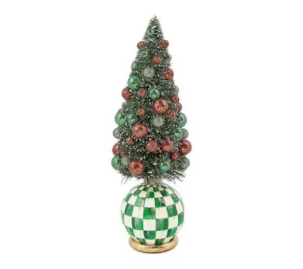 MACKENZIE-CHILDS Illuminated Small Bottle Brush Tree - One-color