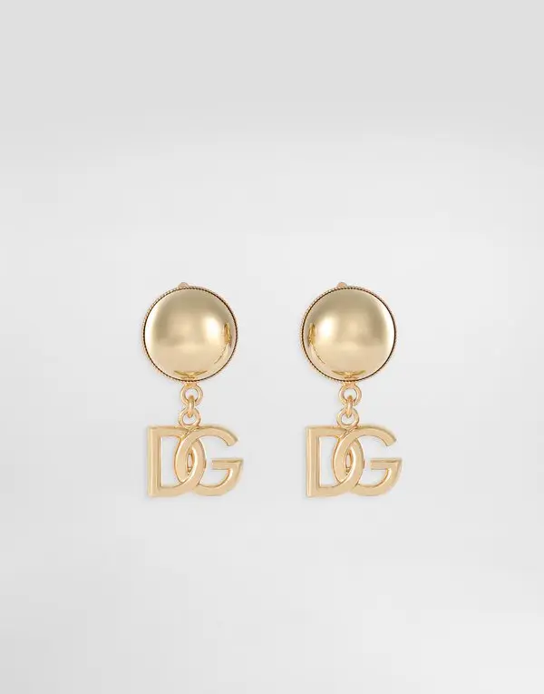 Dolce & Gabbana Dg Clip Earrings - Gold