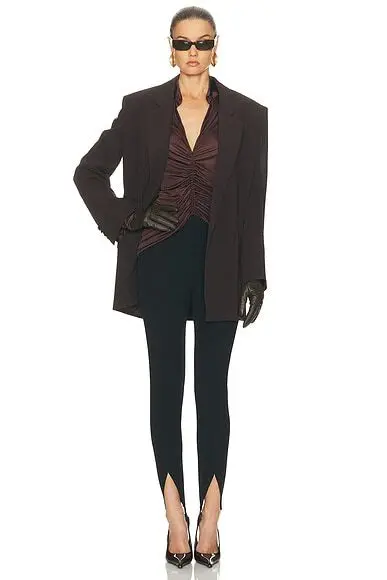 Atlein Front Ruched Shirt