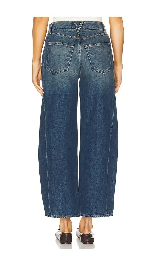 Veronica Beard Ryder High-rise Barrel Leg Jeans