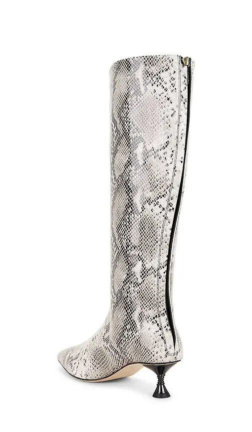Studio Amelia Palmela Snake Embossed Leather Boots