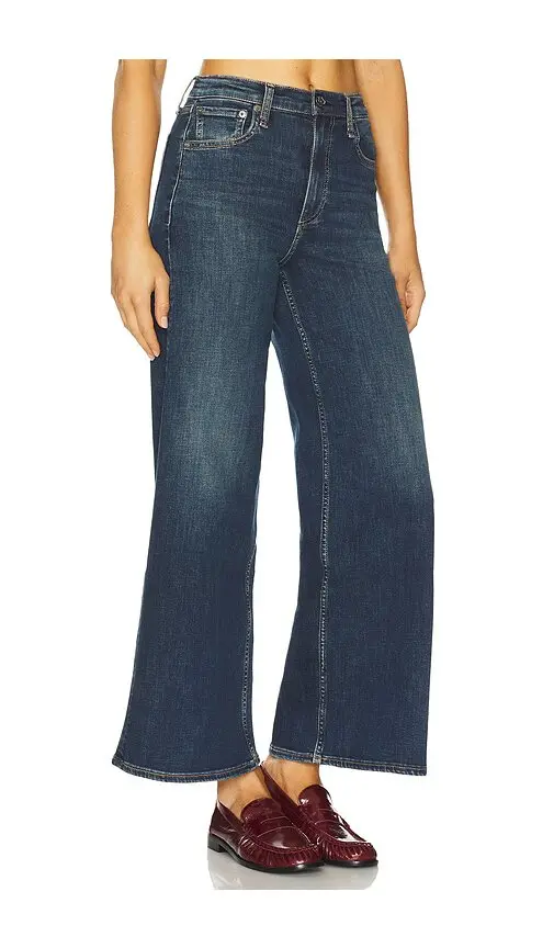 Rag & Bone Flexi Sofie Ankle Wide Leg Jeans - Ness