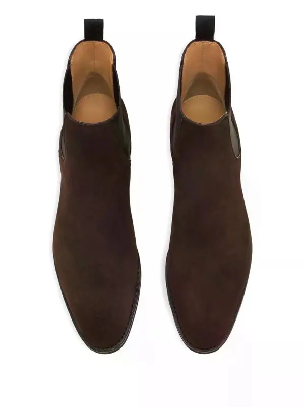 Bally Suede Chelsea Ankle Boots 32118513_61975113_600.jpg main image 4