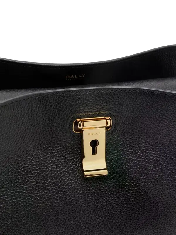 Bally Lock Me Grained Tote Bag